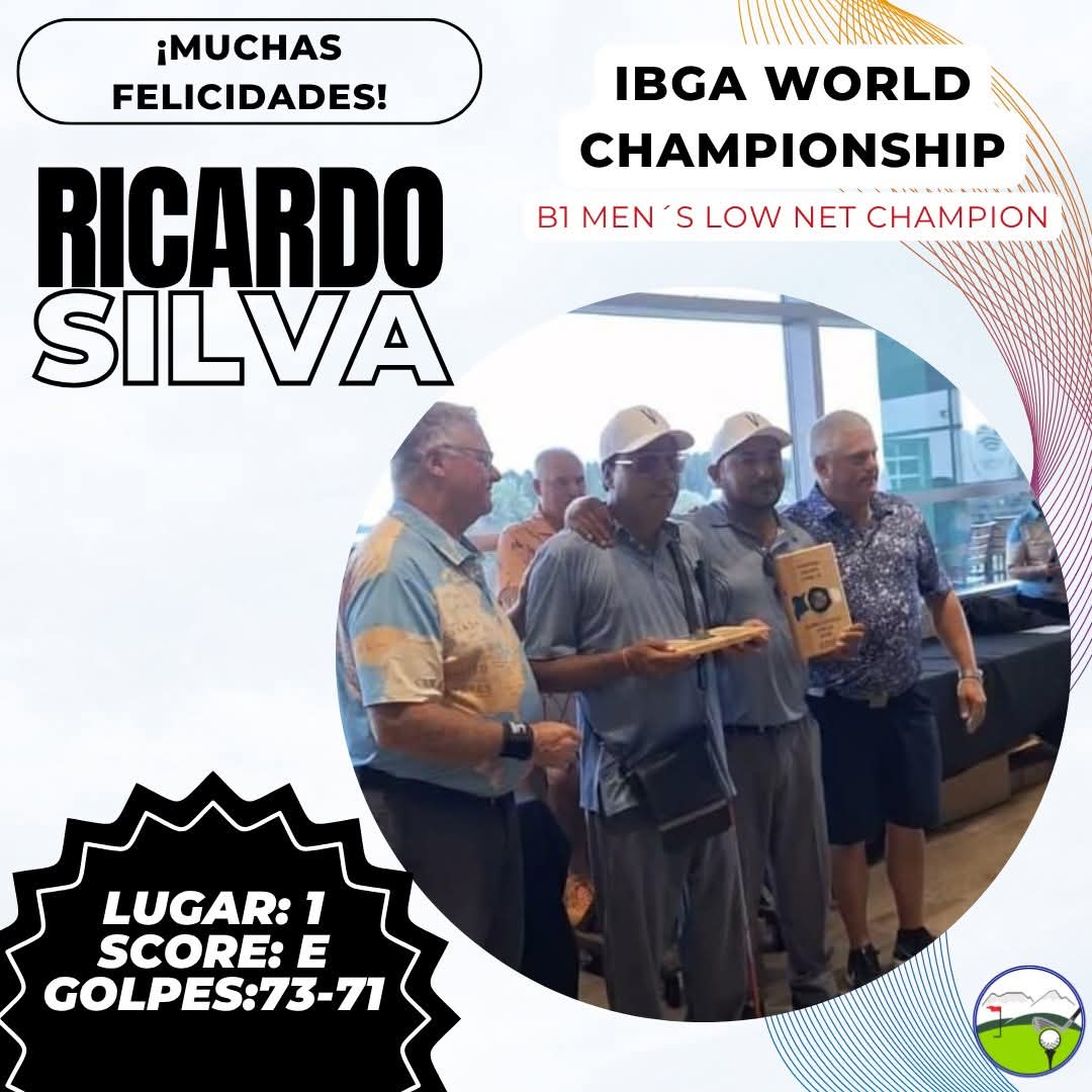 Ricardo Silva gana el IBGA World Championship - Infogolf